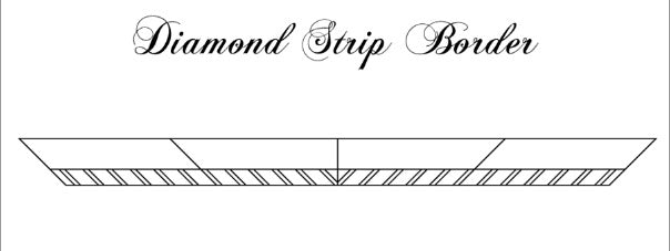 Diamond Strip (Striped Pieced) Border (68" to 80") – Papers & Thread ...