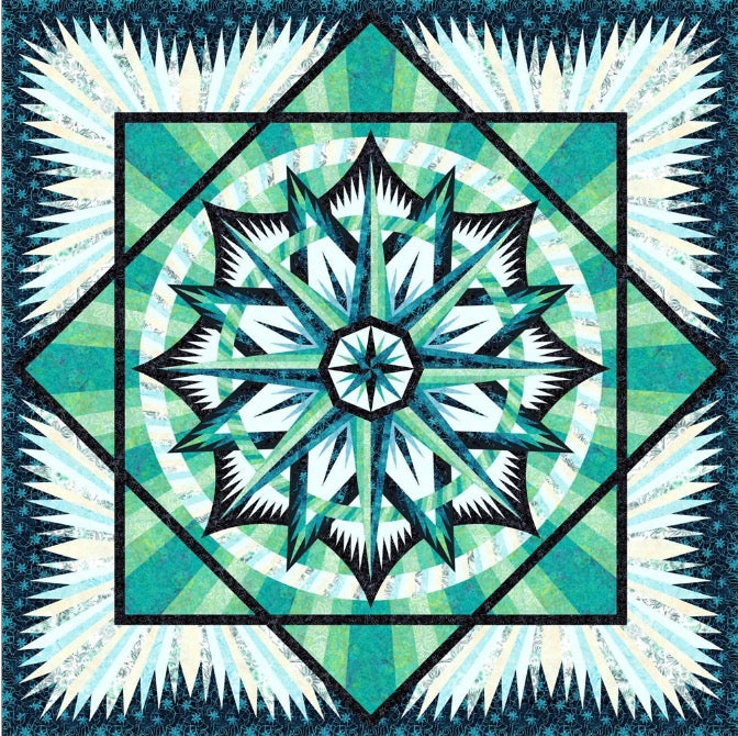 Maritime Compass Queen Quiltworx Quilting Pattern – Papers & Thread ...