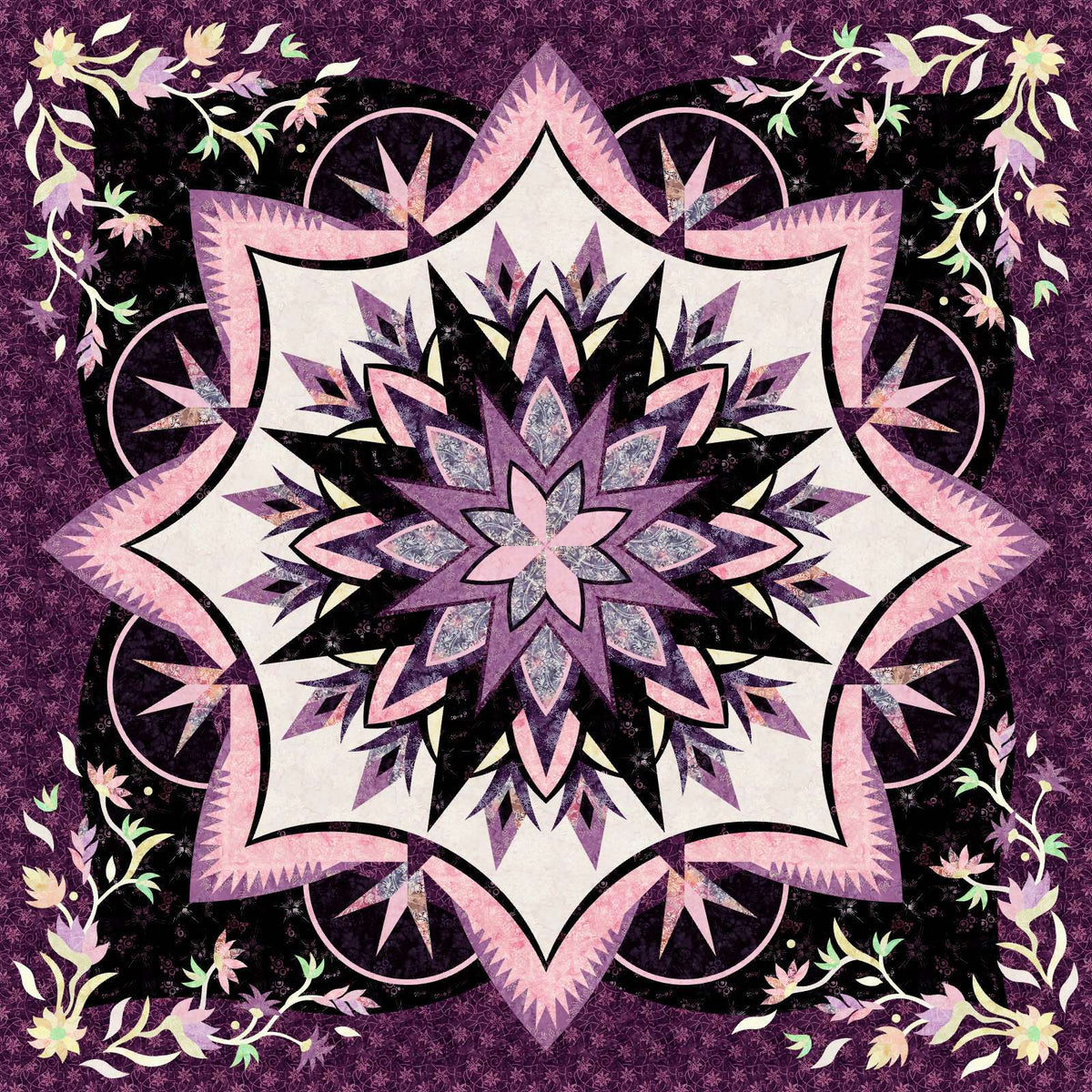 The Royal Iris Quiltworx Quilting Pattern – Papers & Thread Quilting